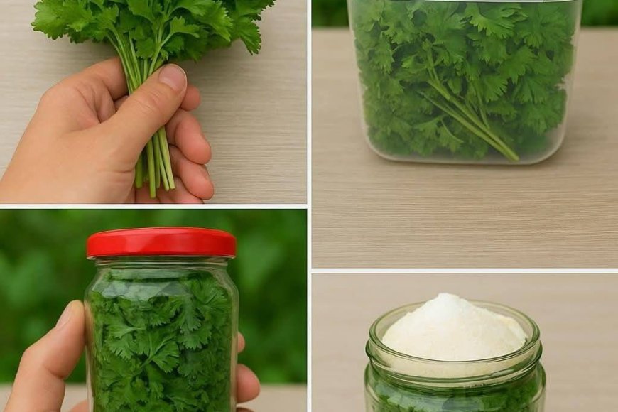 Parsley, the chef’s secret to keeping it fresh for months: it doesn’t ...